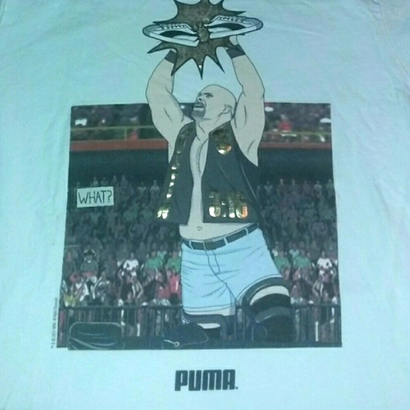 Puma | Shirts | Puma Stone Cold Steve Austin Shoes Wwe Shirt Wwf ...